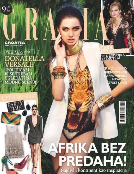Cara Delevingne Ana Maria Cajner Grazia Magazine June 2013 Cover