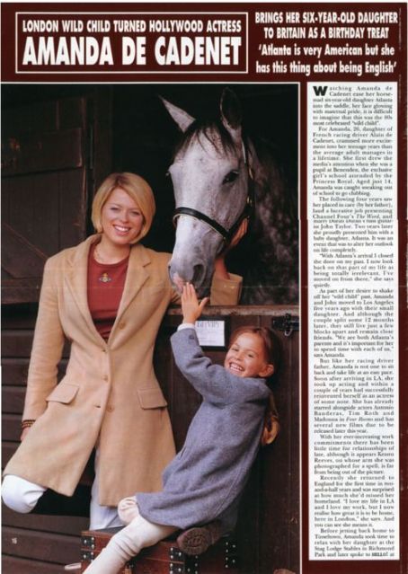 Amanda De Cadenet And Daughter Atlanta Amanda De Cadenet Picture