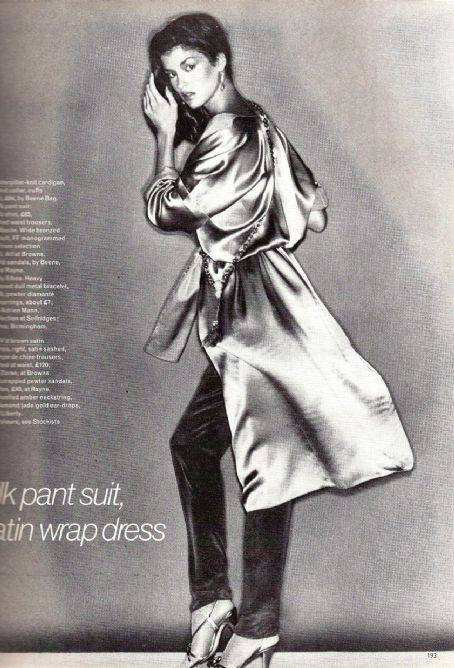 Janice Dickinson Vogue Magazine Pictorial United Kingdom December