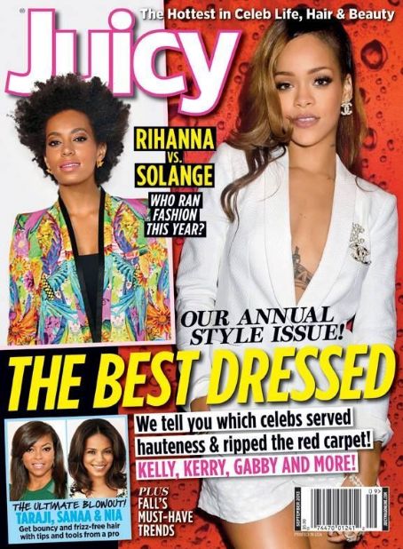 Rihanna Juicy Magazine September 2013 Cover Photo United States